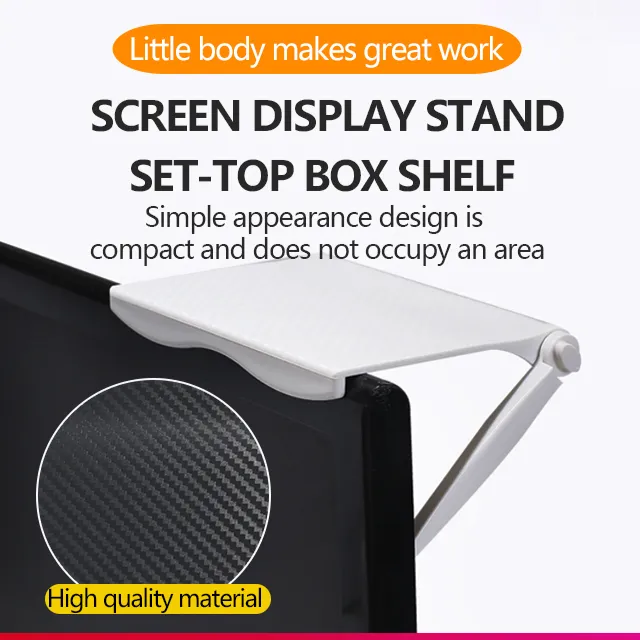 TV Computer Screen Display Stand Wireless Router Set-Top Box Shelf ...
