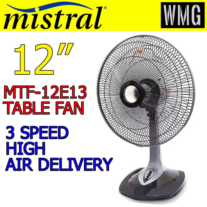 Mistral Table Fan 12 inch Kipas Meja 12 Inci Kuat Angin Powerful Desk ...