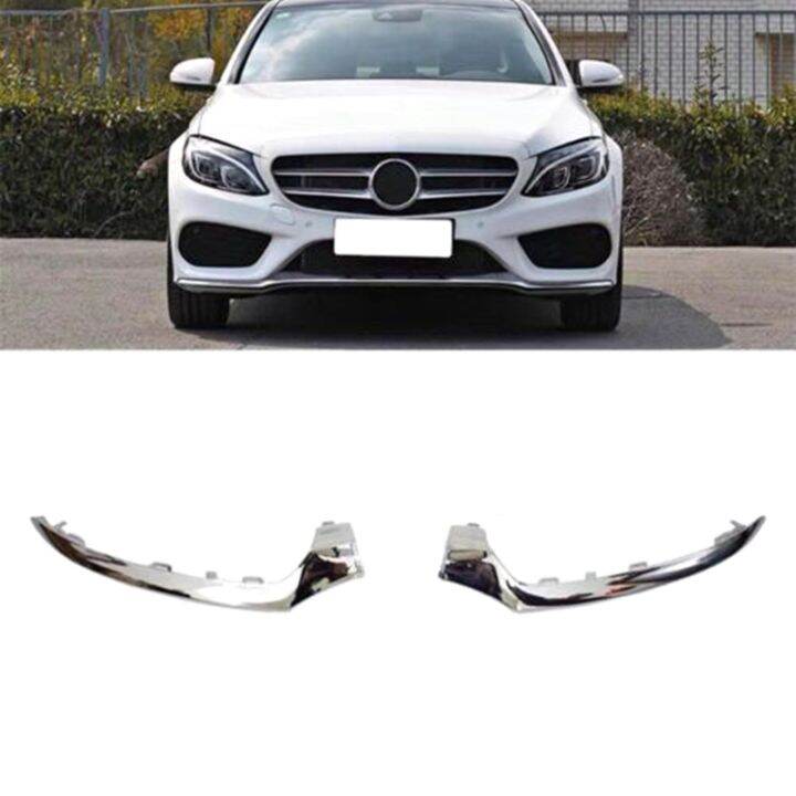 Chrome Trim Front Bumper Trim for Mercedes C Class W205 C180 C200 ...
