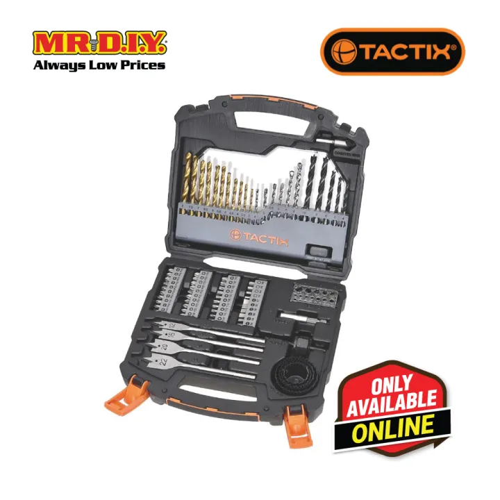 TACTIX Drill Bit Set (78 pieces) | Lazada
