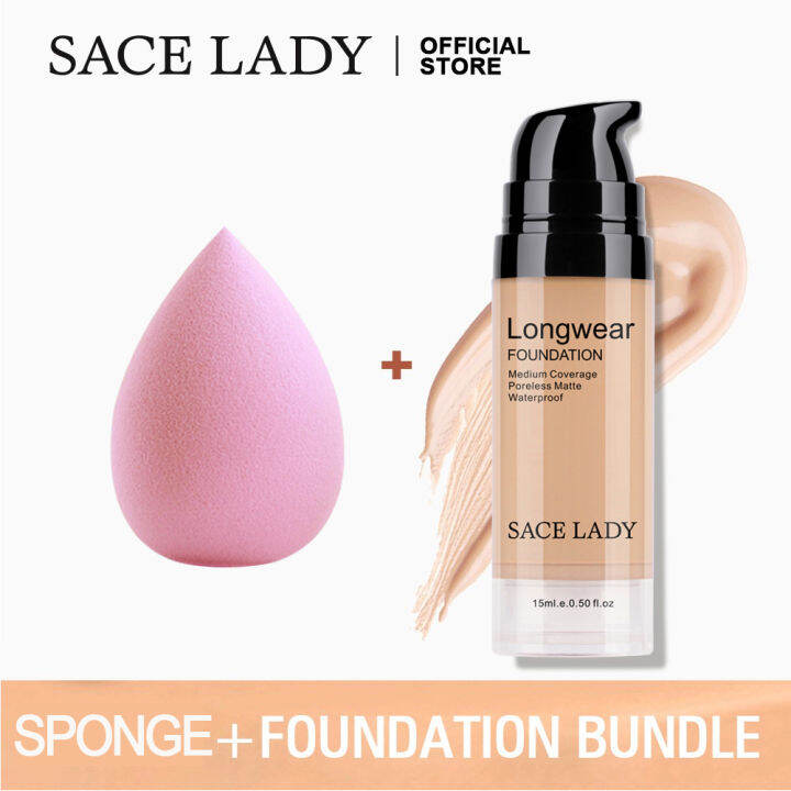 SACE LADY Liquid Foundation Matte Waterproof Long Lasting Smooth Liquid ...