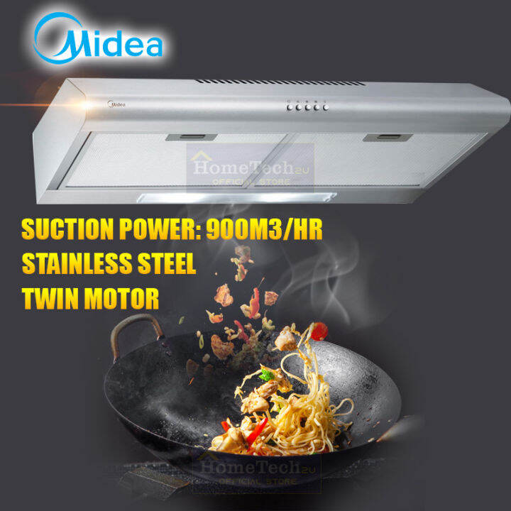 MIDEA SLIM COOKER HOOD (76CM) KITCHEN HOOD MCH-76MSS MCH76MSS | Lazada