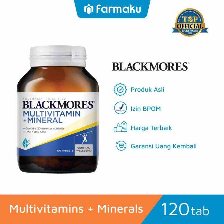 Blackmores Multivitamins + Minerals 120S | Lazada Indonesia