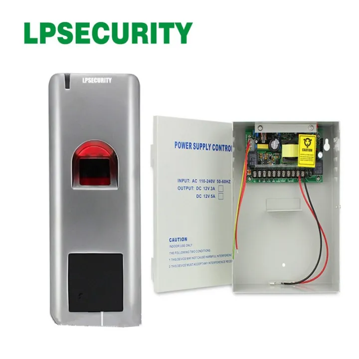 With 12V 5A Power Supply Waterproof Metal Case RFID Biometric ...