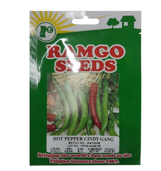 RAMGO SEEDS - HOT PEPPER CINDY GANG 0.38G | Lazada PH