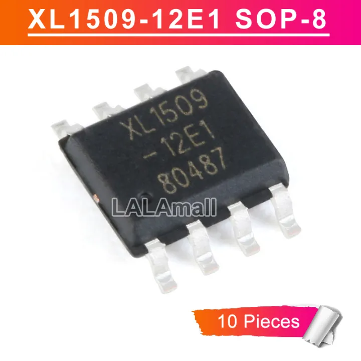 10Pcs XL1509 XL1509-12E1 SOP8 XL1509-12 SOP-8 SMD 2A 150KHz 40V Buck DC To DC Converter ชิป IC ...