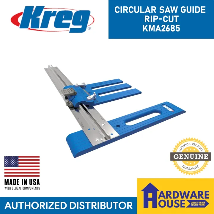 ORIGINAL KREG Rip Cut Guide For Wood Ripping Cutting KMA2685 ...
