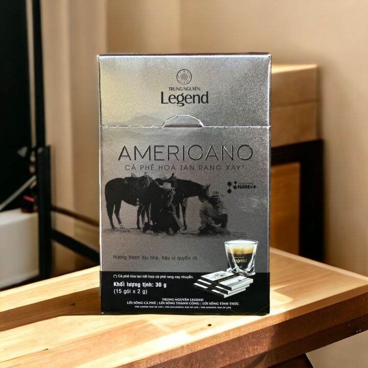 Trung Nguyen Legend Americano (15s x 2g)/Box Instant Black Coffee ...