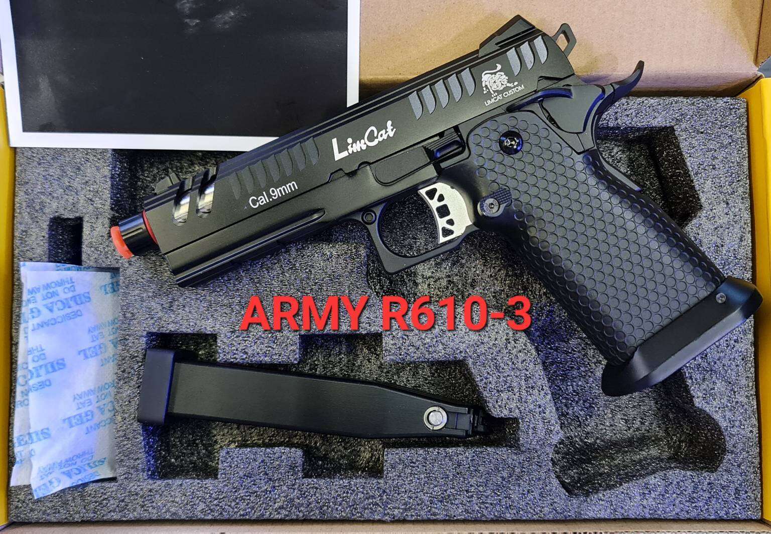 [ผ่อน 0%]บีบีแอร์ซอฟต์ระบบกรีนแก๊ส ARMY R610-3 | Lazada.co.th