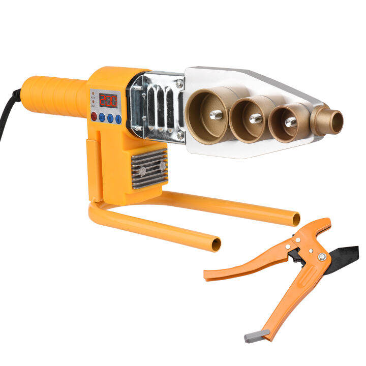 Plastic Pipe Welding Machine 0-320°C Adjustable Digital Socket Fusion Welder with Double Heat ...