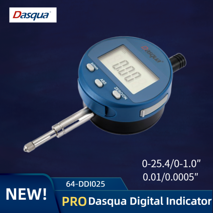 DASQUA High Precision Electronic Digital Dial Indicator Gage Gauge Inch ...
