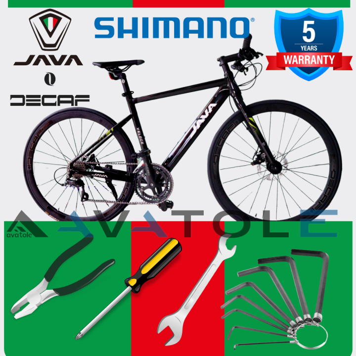 Xe đạp đường trường JAVA VELOCE 3 (ghi đông ngang), Khung sườn hợp kim ...