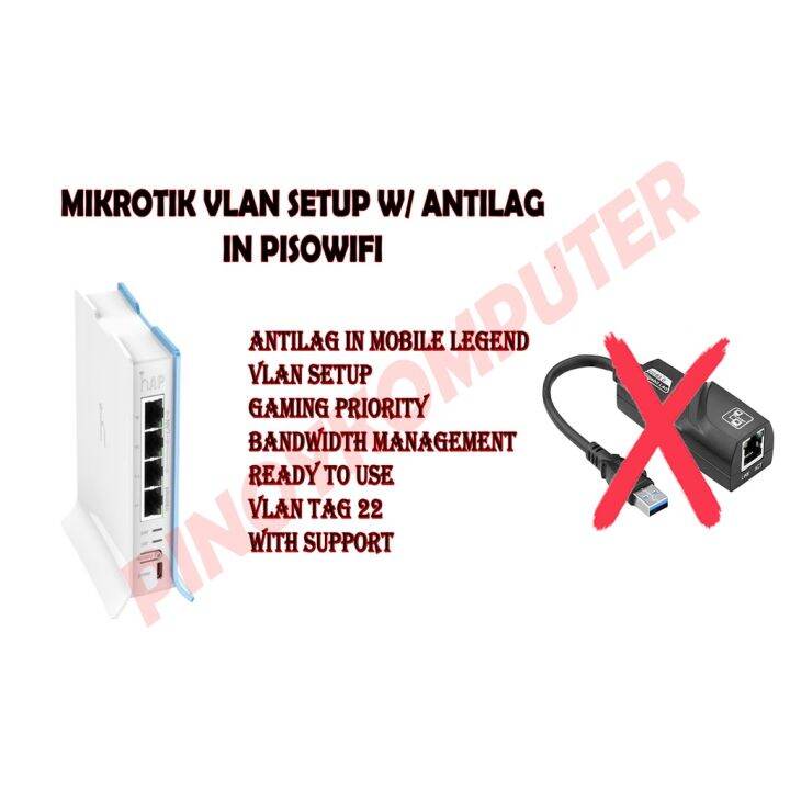 Mikrotik Haplite With Anti Lag Vlan Setup For Pisowifi Mobile Legend Lazada Ph