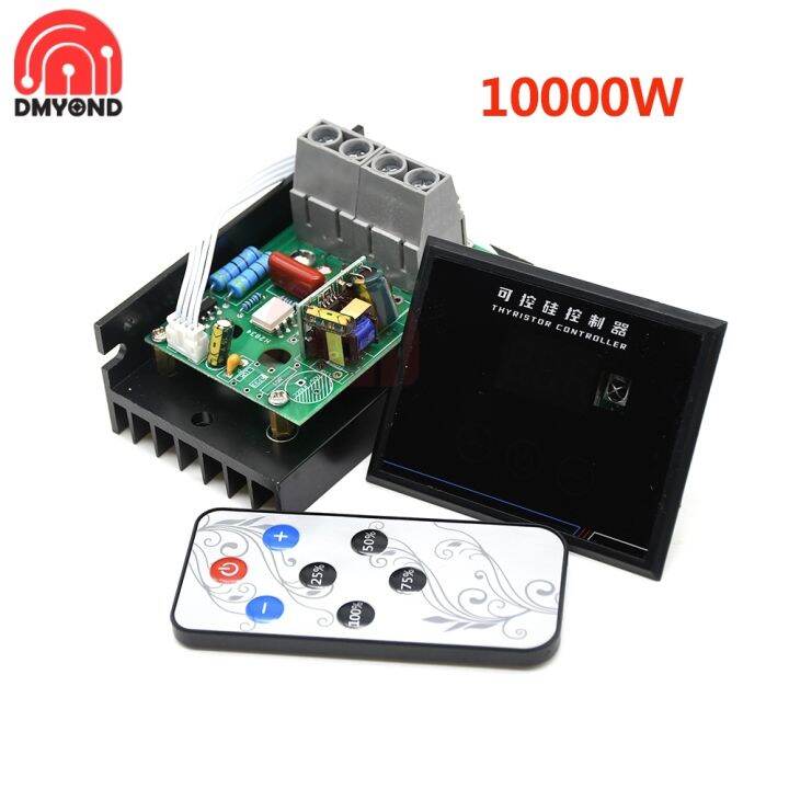 【CW】 AC 220V 10000W SCR Voltage Regulator Digital Control Electronic ...