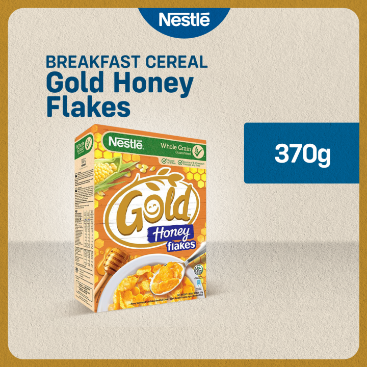 GOLD Honey Flakes Breakfast Cereal 370g | Lazada PH