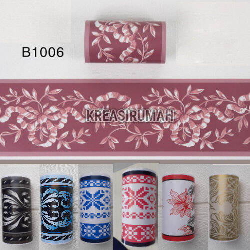 Wallpaper Stiker Border List RIJECT wallpaperTembok ukuran 10 meter ...