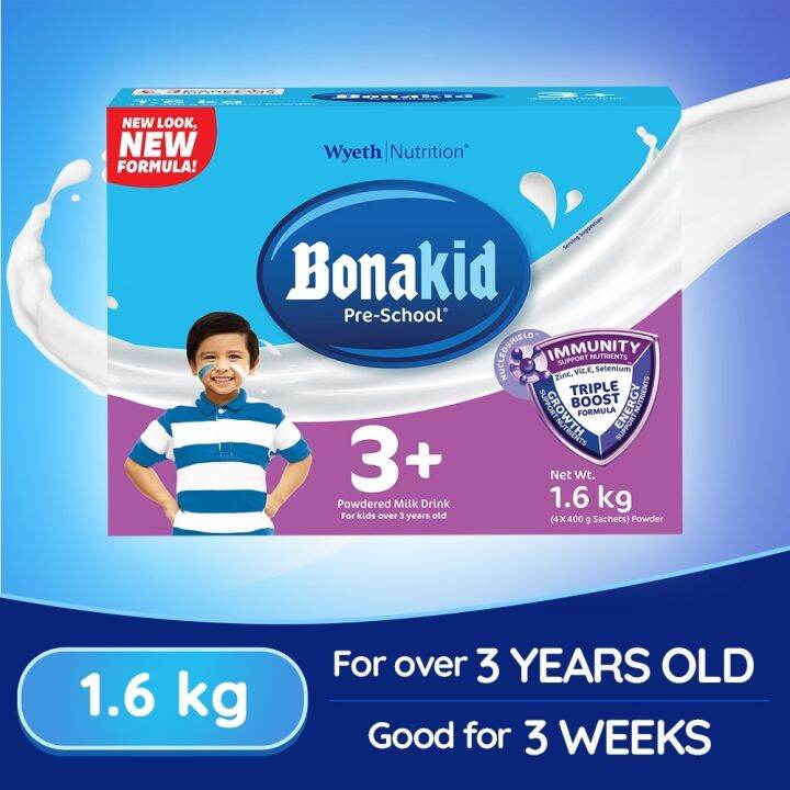 BONAKID PRE-SCHOOL®3 Powdered Milk Drink for Children Over 3 Years Old ...