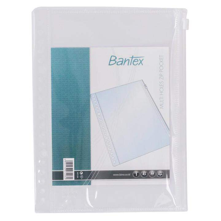 Bantex Multiholes Zipper Pocket 20 Holes A5 #8072 | Lazada Indonesia