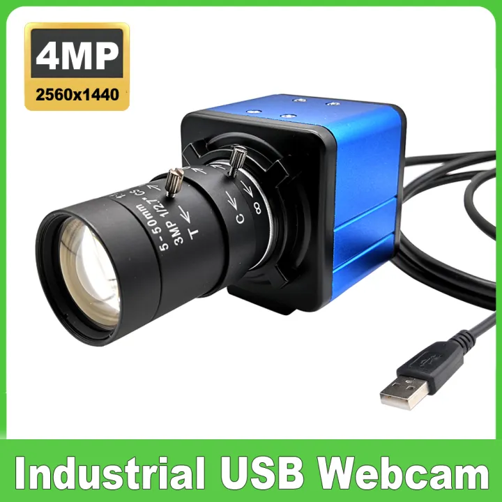 HD 2K 4MP USB Webcam 5-50mm Varifocal Zoom Optional 4 Megapixel Mini ...
