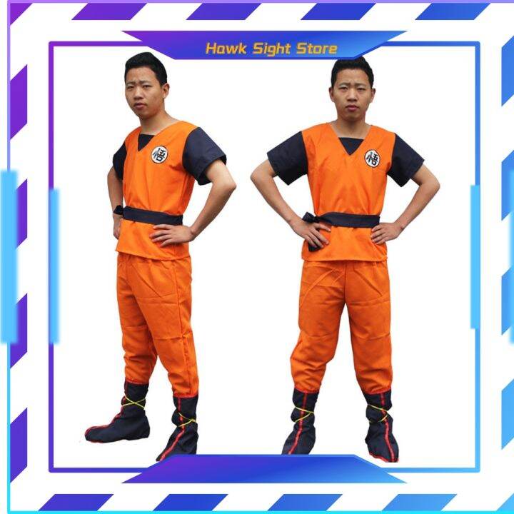 Hawk Sight Store Cosplay Costume Set Super Saiyan Goku Costume for ...