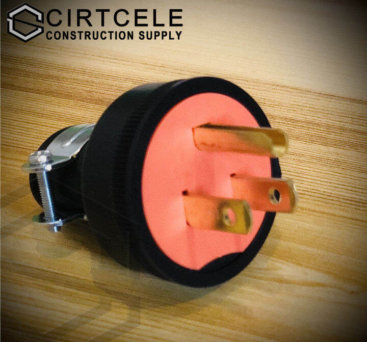 Parallel Ground Rubber Plug [Omni 15A, 250V] Heavy Duty | Lazada PH