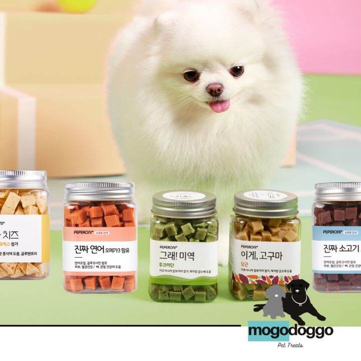 PEPERONI Real Series - Cheese Sweet Potato Cheese Salmon Beef 180g Dog ...