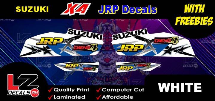 Suzuki X4 Stock JRP Decals / Stickers with Freebies | Lazada PH