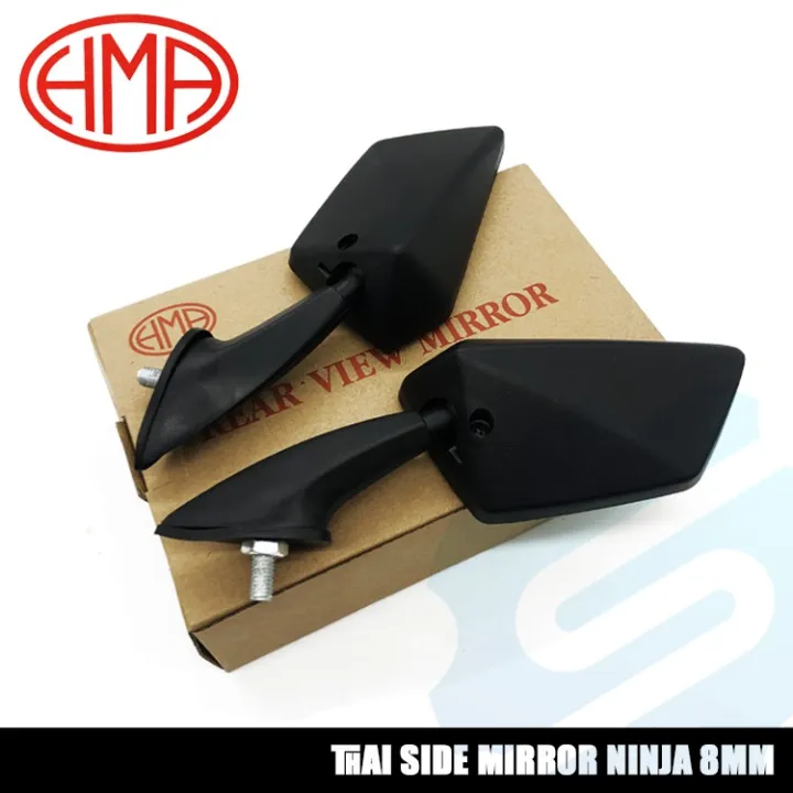 【Spot sa Manila】 HMA Thai Side Mirror Ninja 8mm Clear 1:1 Adjustable ...