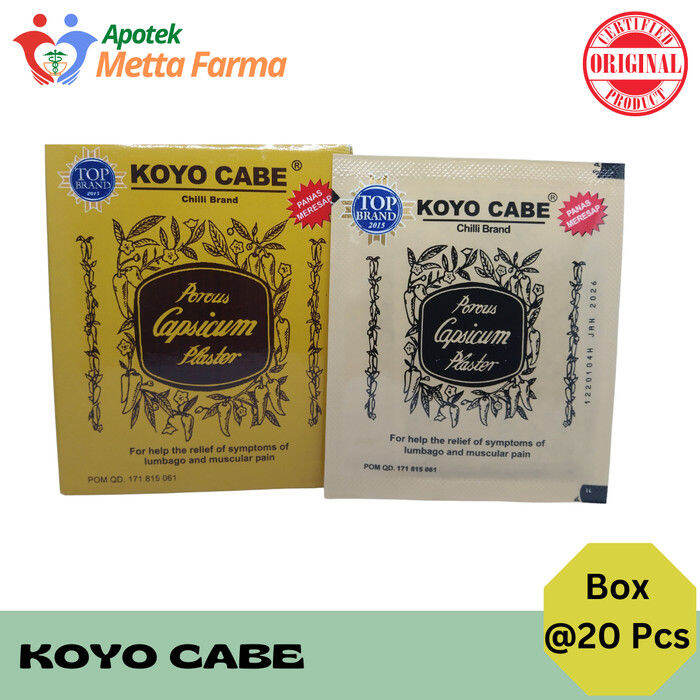 Koyo Cabe Box 20 Sachet 10 Lembar / Koyo | Lazada Indonesia