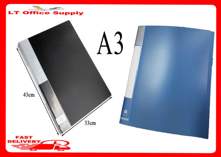BENGE Office data display book plastic file folder with pocket Clear ...