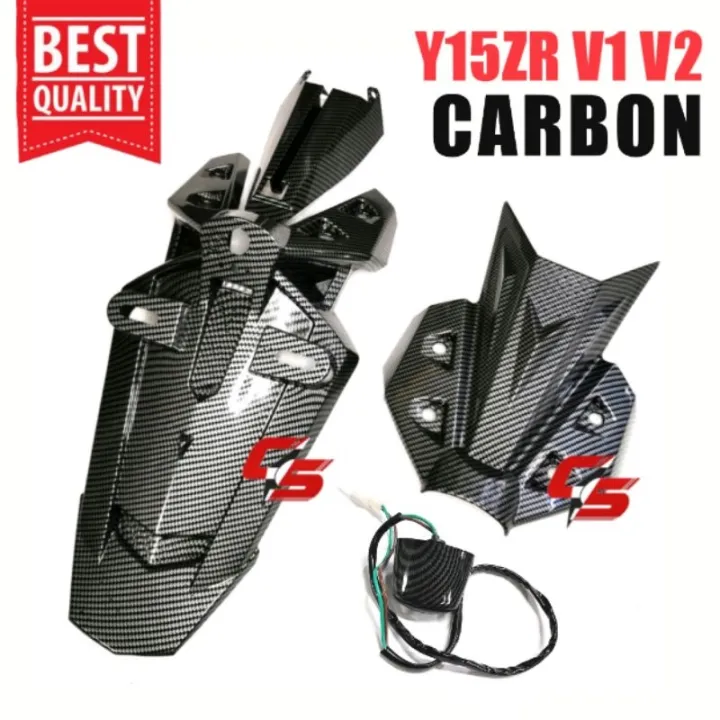 Y15ZR Y15 V1 V2 Carbon Rear Fender Vietnam Fender Ekor Bracket Fender ...