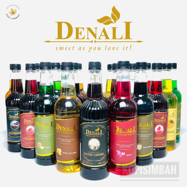 Syrup Denali All Varian Rasa 750 ml Sirup Minuman Cocktail Mocktail ...