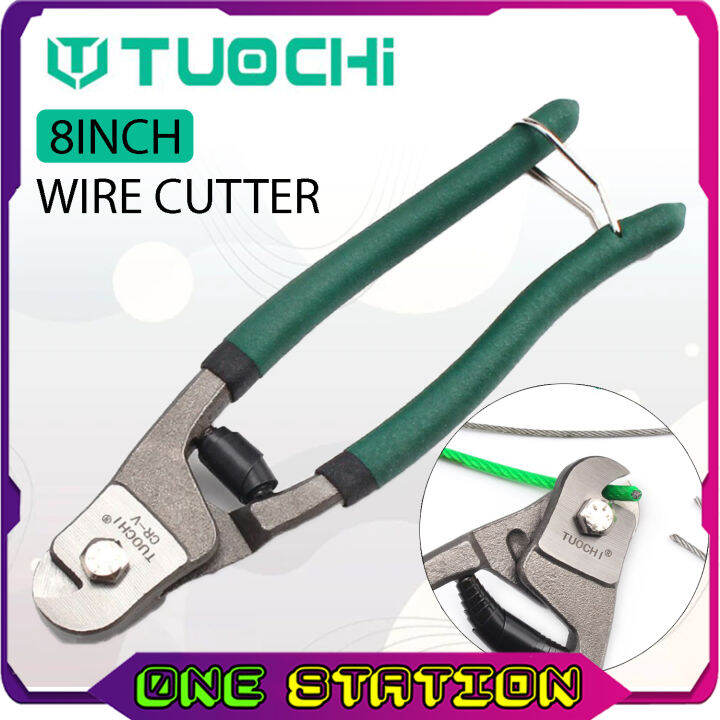8" (200mm) HEAVY DUTY Steel Wire Cutter Pemotong Wayar Tali Besi Steel ...