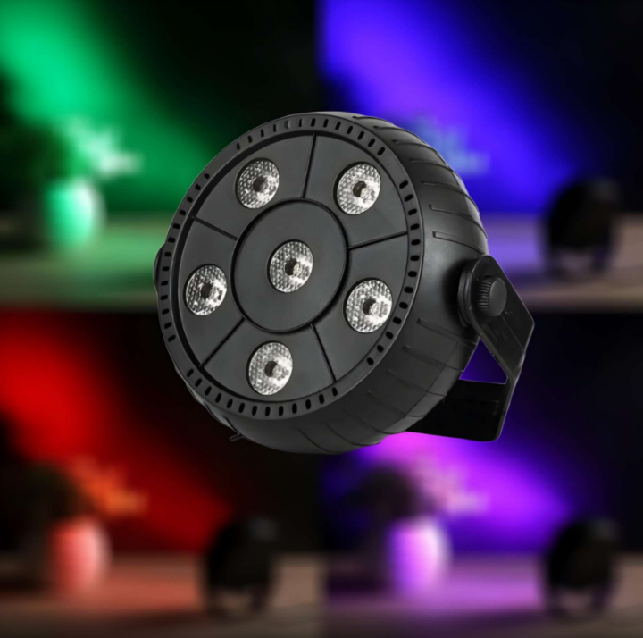 MINI 6 LED Stage Par Lights DJ Par Lighting Uplight for Wedding ...