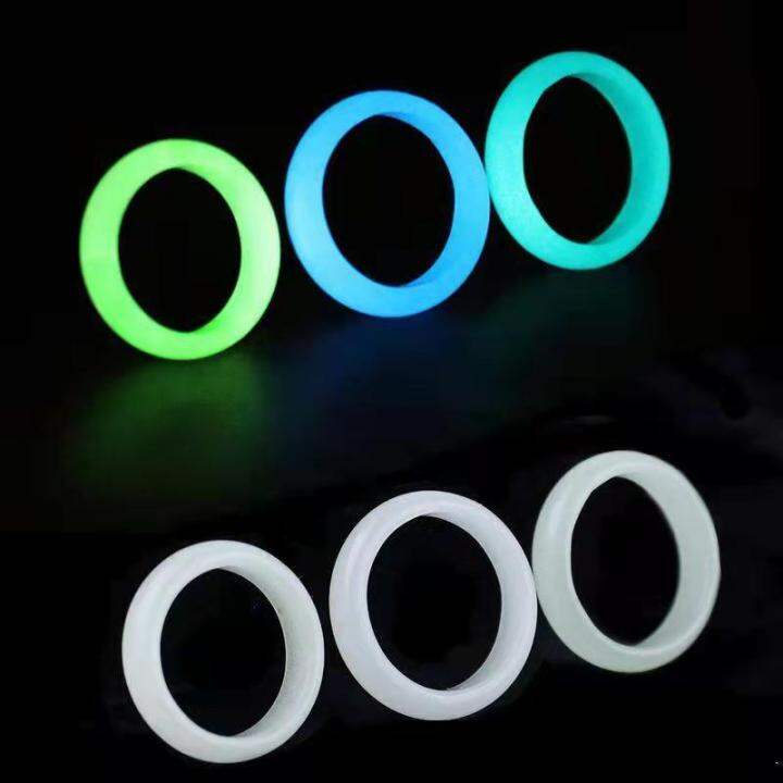 Luminous stone ring fluorescent stone multicolor ring Male and female ...