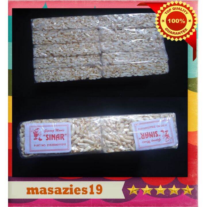 Jipang Beras Manis putih Snack Jaman SD 1 pack isi 10 pcs | Lazada ...