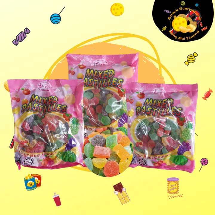 Mix Pastilles Jelly Mixed Flavor Jelly Sweet 700g【零食/Snack/Keropok ...