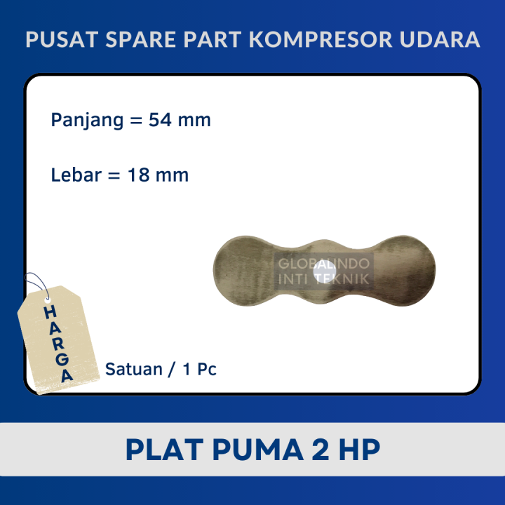Plat Pelat Klep Valve Plate Kompresor Angin PUMA 2 HP | Lazada Indonesia