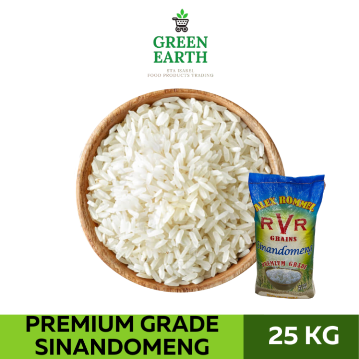 GREEN EARTH Premium Grade Sinandomeng Rice 25kg | Lazada PH