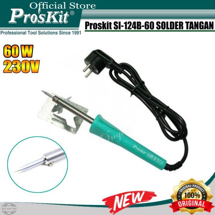 PRO'SKIT Solder tangan Proskit SI-124B-60 Solder iron (60W/230V) ORIGINAL | Lazada Indonesia