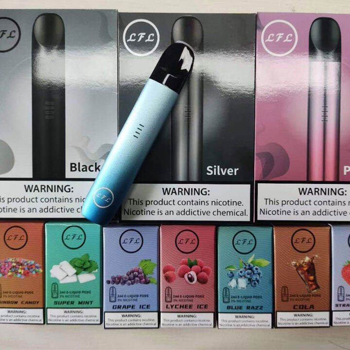 LFL Mini Rechargeable Vaping Smoke Set Original Disposable pods Type c ...