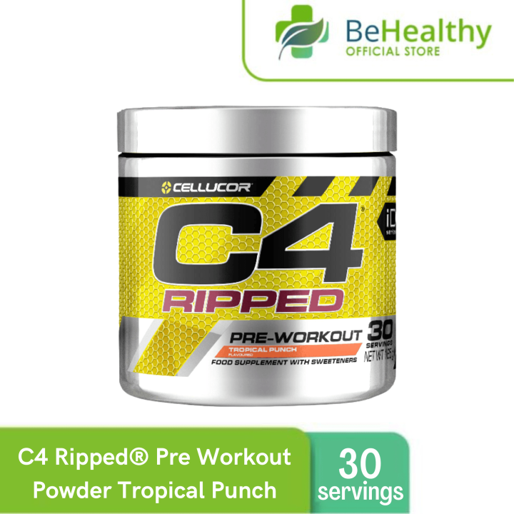 C4 Ripped® Pre Workout Powder Tropical Punch (30 servings) | Lazada PH