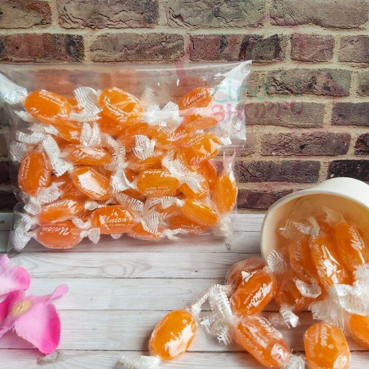 100PCS PERMEN UNION / RASA JERUK / PERMEN MANIS RASA JERUK / PERMEN ...