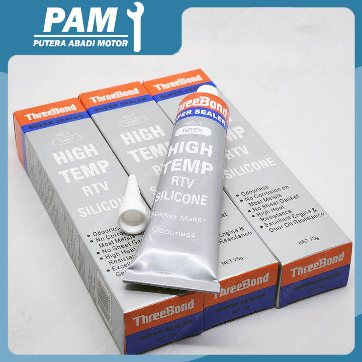 Lem Threebond Abu Abu 75gr Lem Gasket High Temp RTV Silicone Grey ...