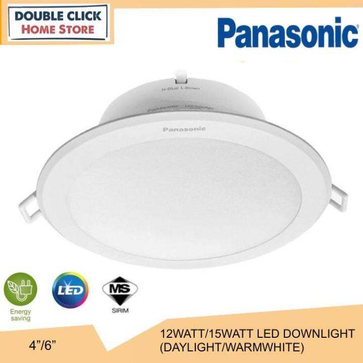 Panasonic Led Downlight 6inch 15W (Daylight/Warm white) | Lazada