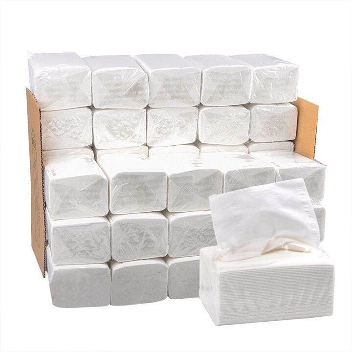 1pack/10packs 100Pulls Pulp Facial Tissue Interfolded Paper Towel 3 Ply ...