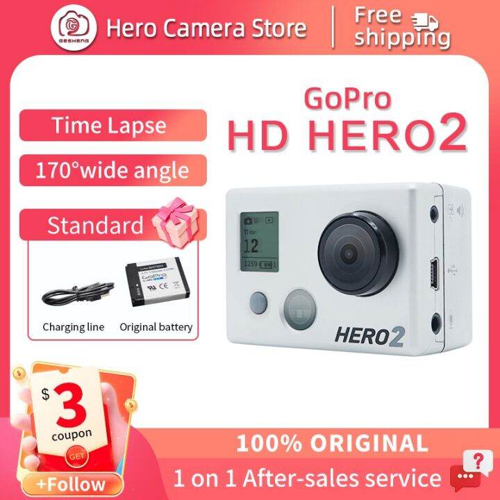 GoPro HD hero 2 first Second generation entry level ultra wide angle ...