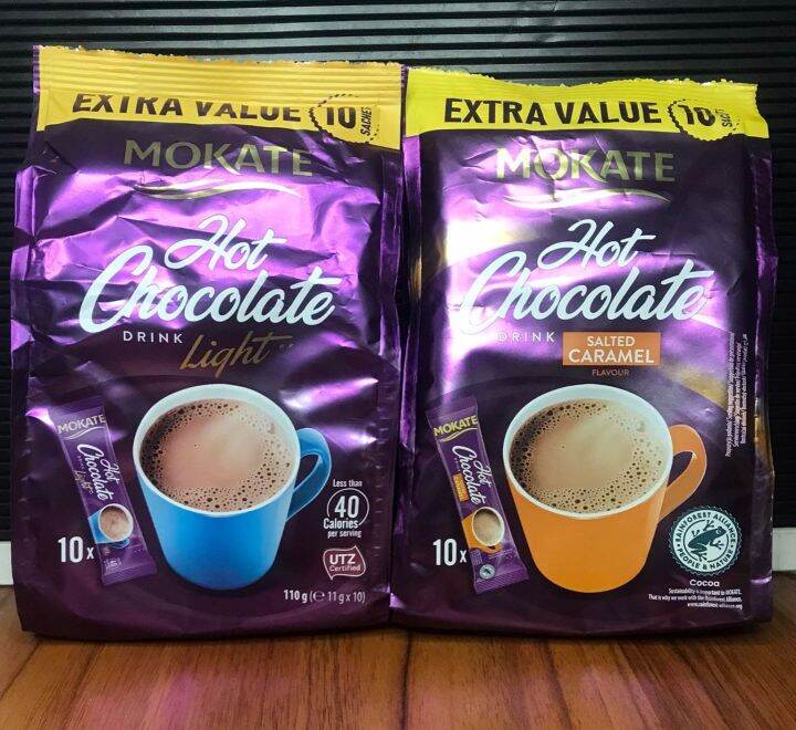 Mokate Hot Chocolate Drinks 110g 2 Flavours 10 sachet | Lazada PH