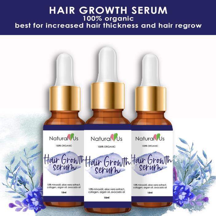 【COD】 minoxidil hair grower Natural Us Hair Growth Serum Prevent Loss ...