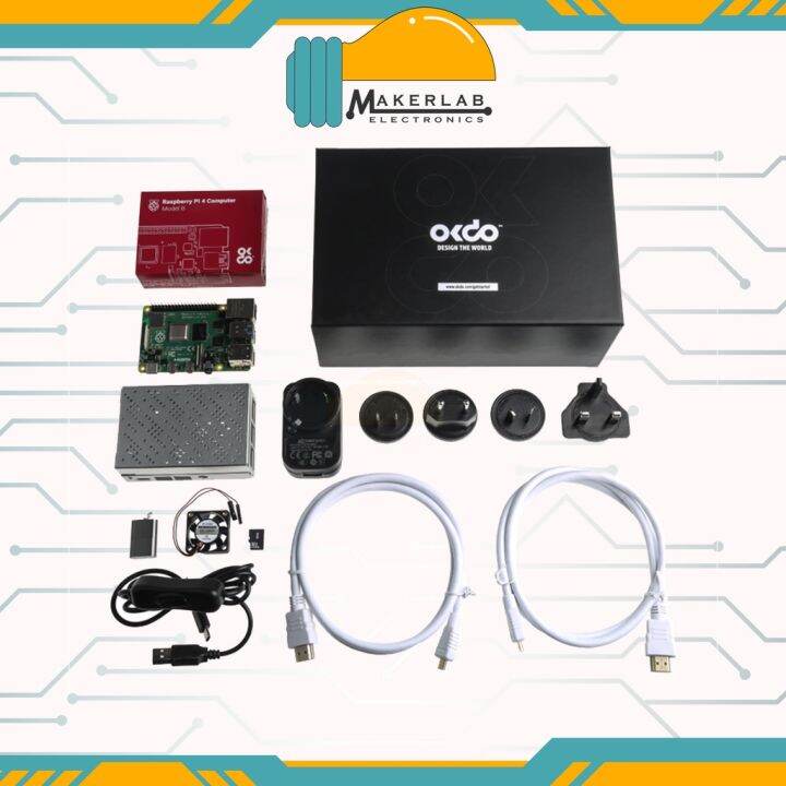 Raspberry Pi 4 Model B 8GB RAM Starter Kit OKdo Kit (NOT compatible ...